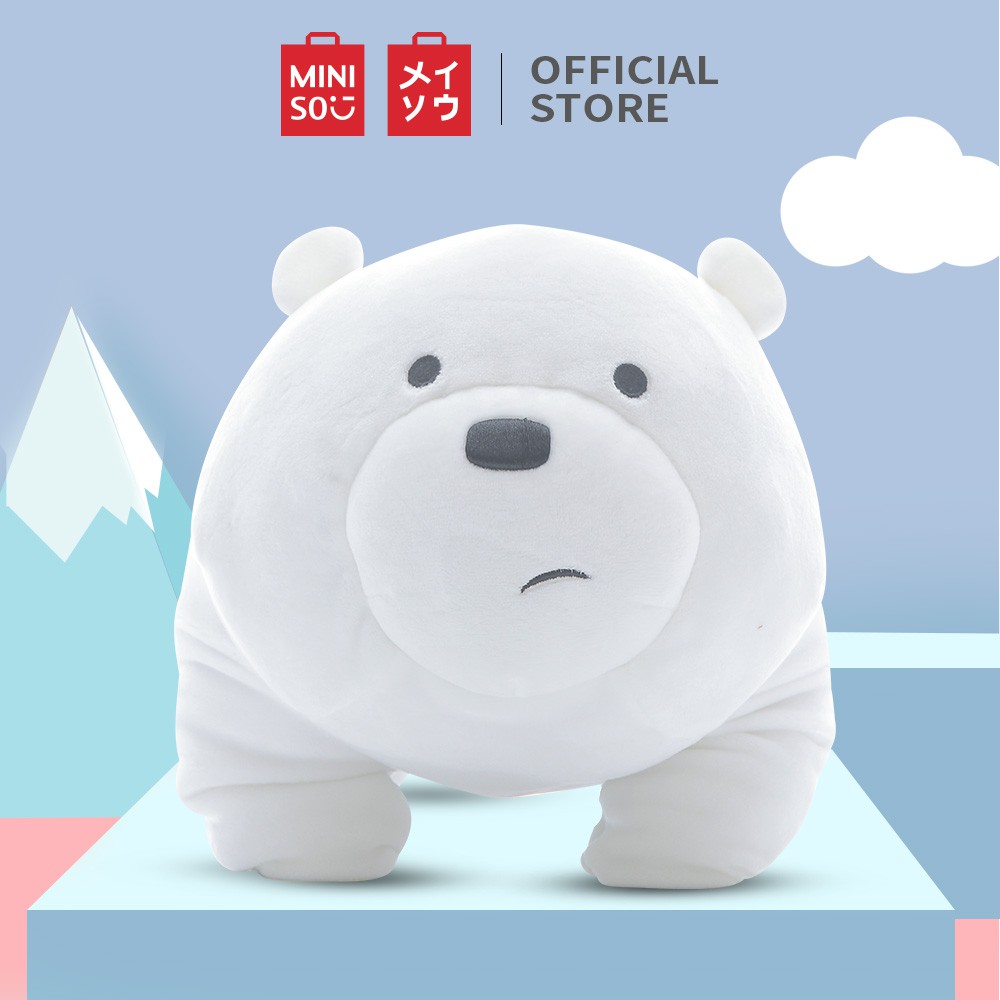 Miniso Official Boneka mainan We bare bears boneka beruang standing do ...