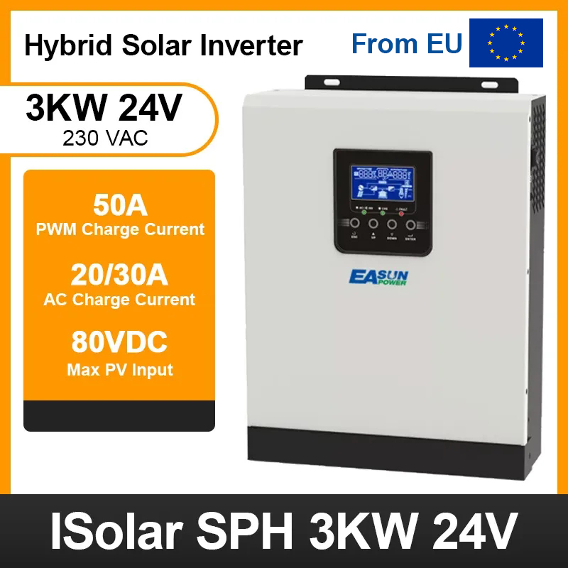Easun Power 3KW Hybrid Off Grid Solar Inverter MPPT Charge Controller ... Easun Power 3KW Hybrid Off Grid Solar Inverter MPPT Charge Controller ...