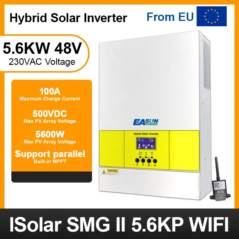 Easun 5.6KW Off Grid Inverter 100A MPPT Charger Parallel 3 Phase Easun 5.6KW Off Grid Inverter 100A MPPT Charger Parallel 3 Phase