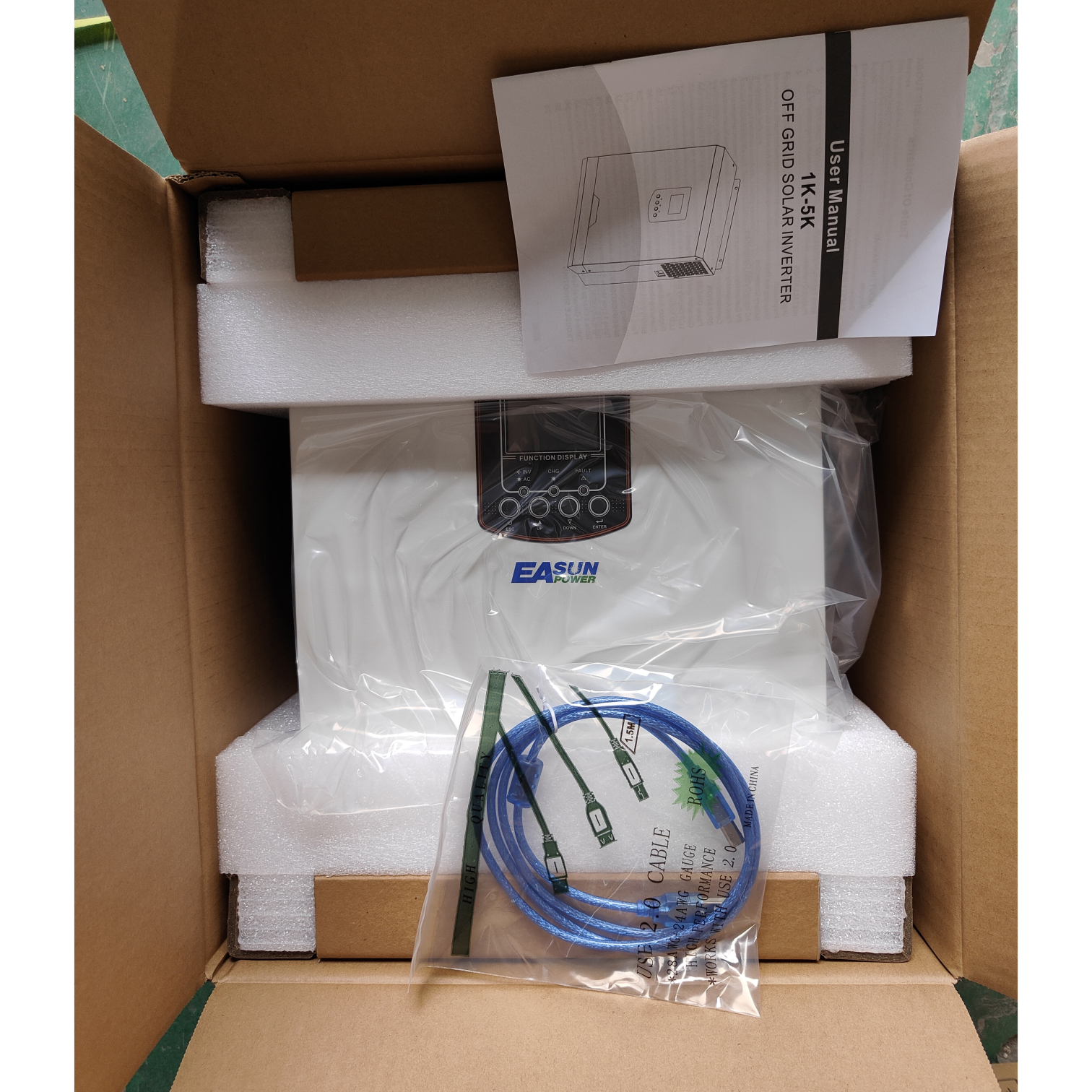 Easun Power 3KW 24V Off Grid Inverter PWM 70A Charger Solar System Easun Power 3KW 24V Off Grid Inverter PWM 70A Charger Solar System