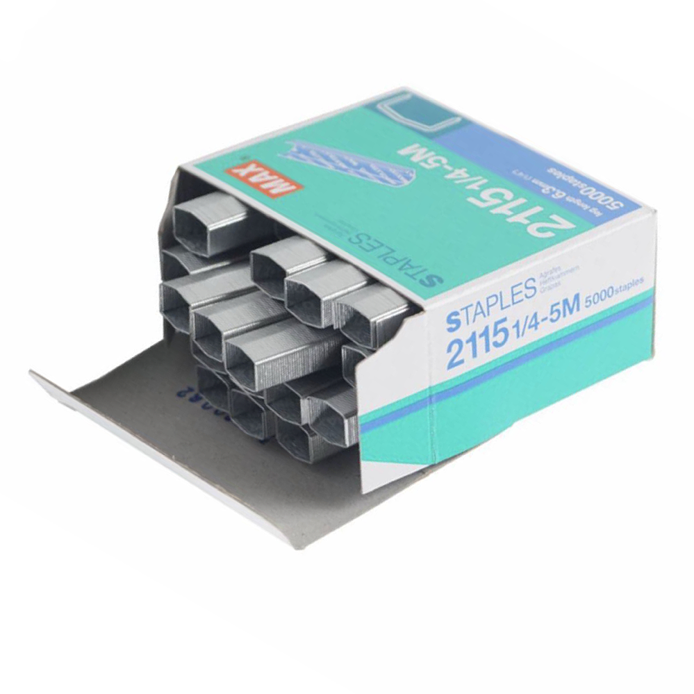 Max No.2115 1/4-5M Staples (Stapler Bullet)