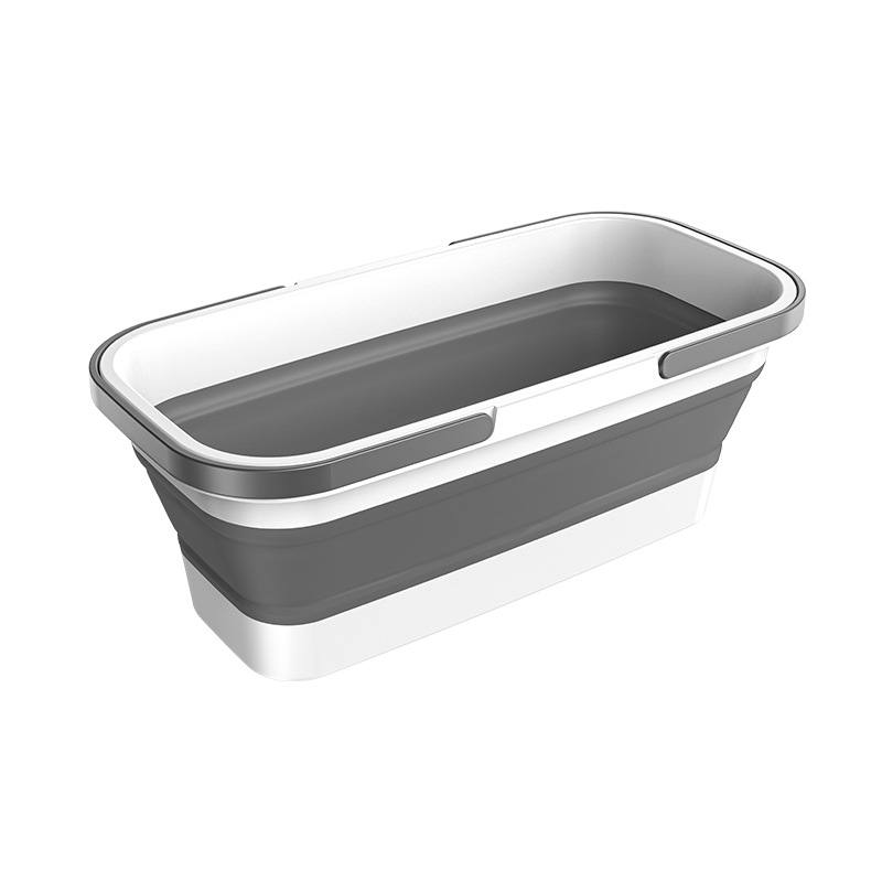 Rectangular Grey Handy pail / Collapsible Mop Bucket
