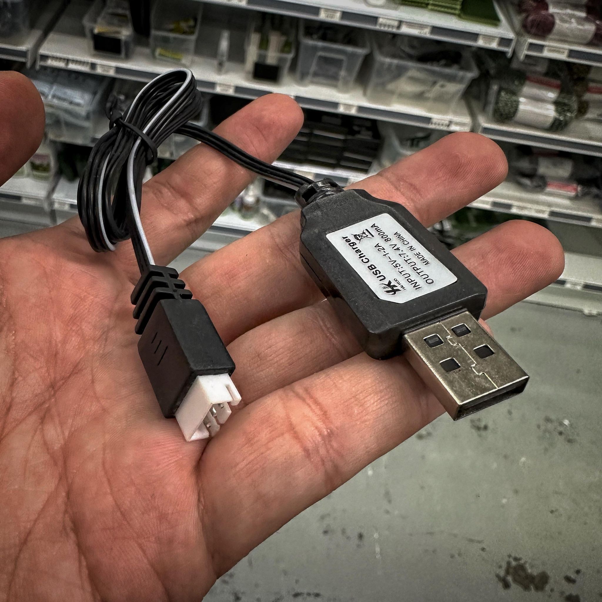 USB Charger for Lithium Polymer Battery