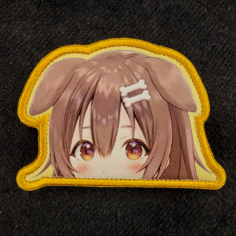 Hololive Korone Bread VTuber Velcro Morale Patch