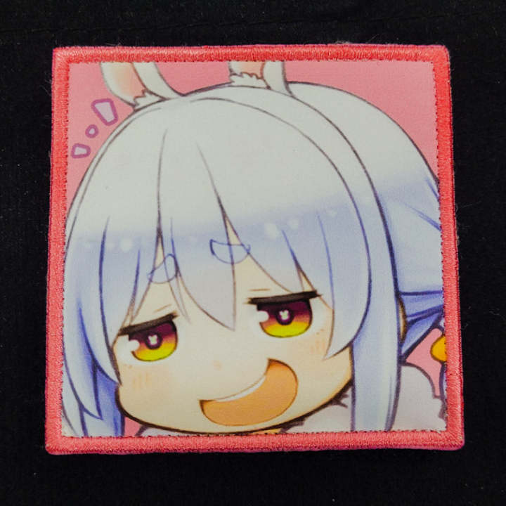 Hololive Smug Pekora VTuber Velcro Morale Patch