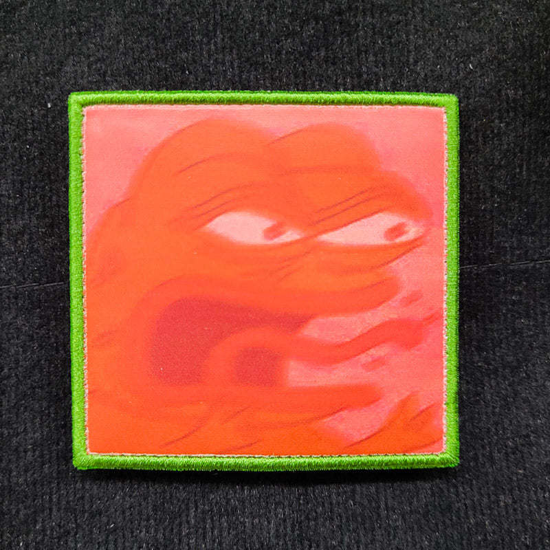 Meme Pepe Hopium Copium Velcro Morale Patch