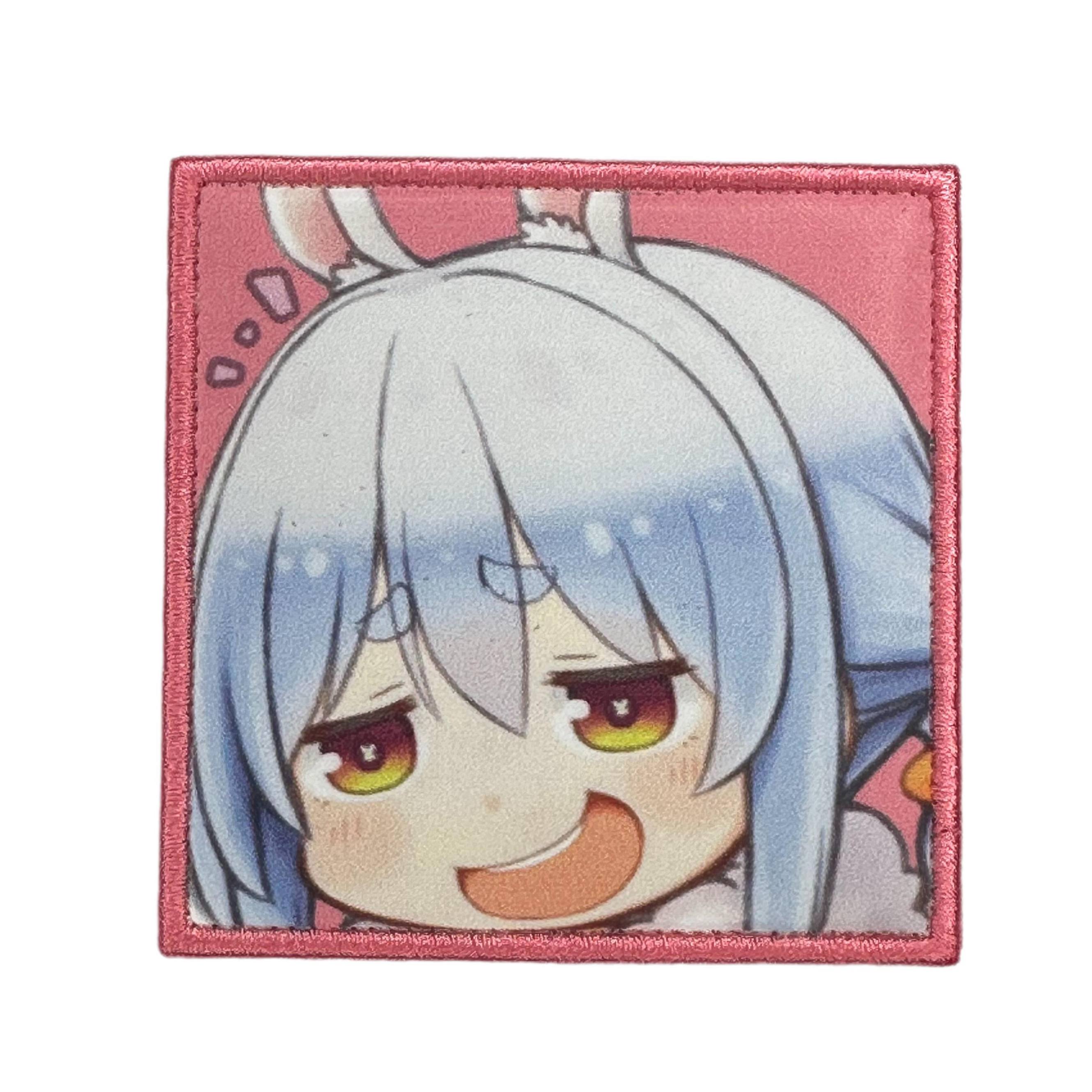 Hololive Smug Pekora VTuber Velcro Morale Patch
