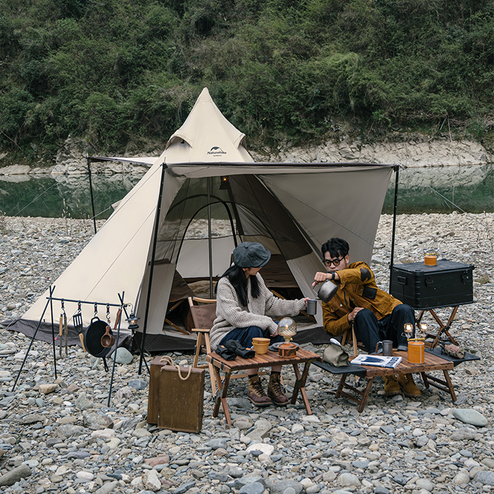 Naturehike Campfire六角形 ワンポールテント 4人用 天井高240cm Naturehike Campfire六角形 ワンポールテント 4人用 天井高240cm