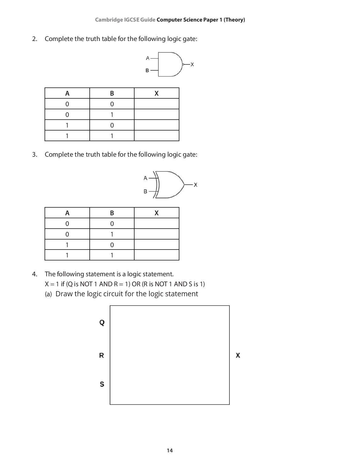 Igcse Guide Computer Science Paper 1 Theory