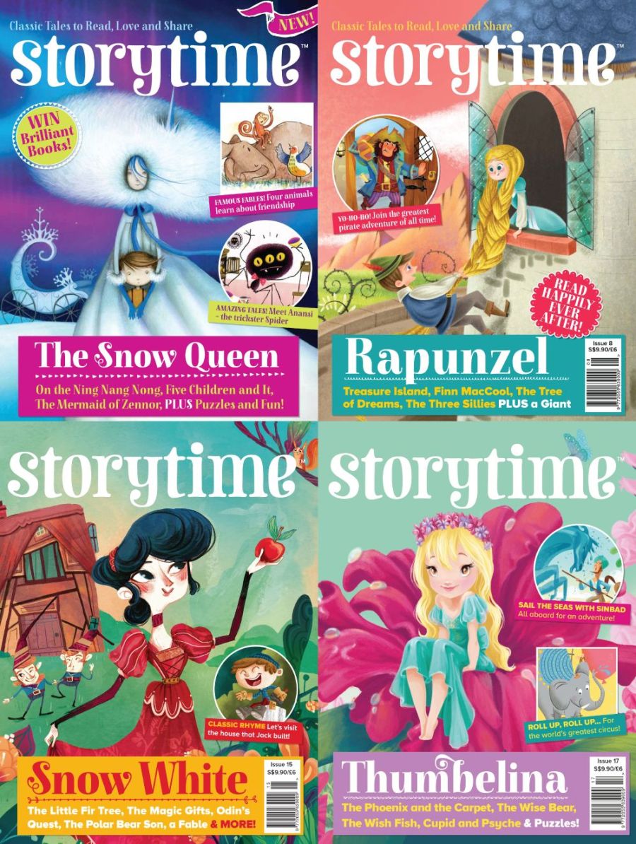 Storytime Magazines: 4 issues - Fairy Tale Bundle (for 8+ y/o)