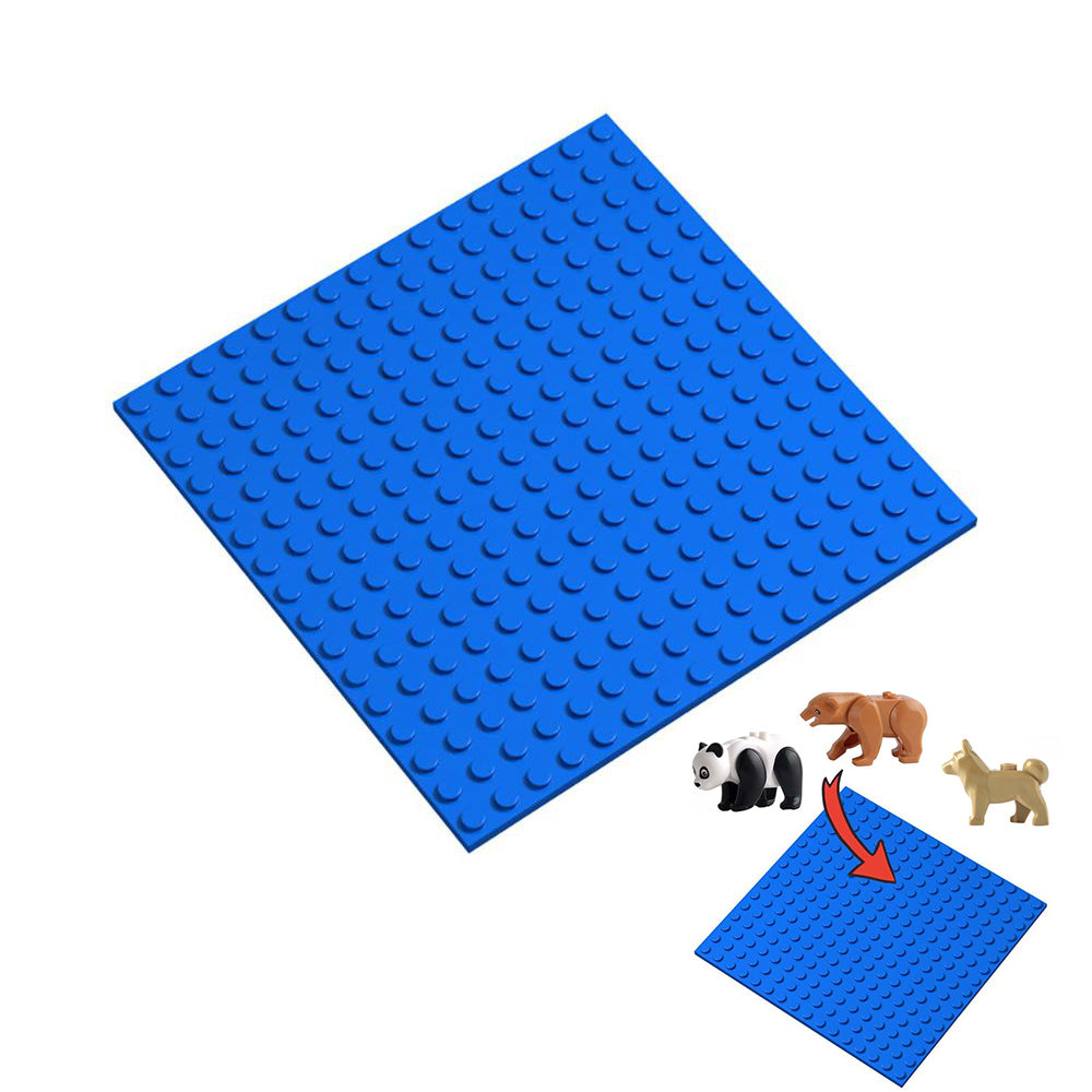 Classic Building Base Plate for Building Bricks Blue 5*5inch