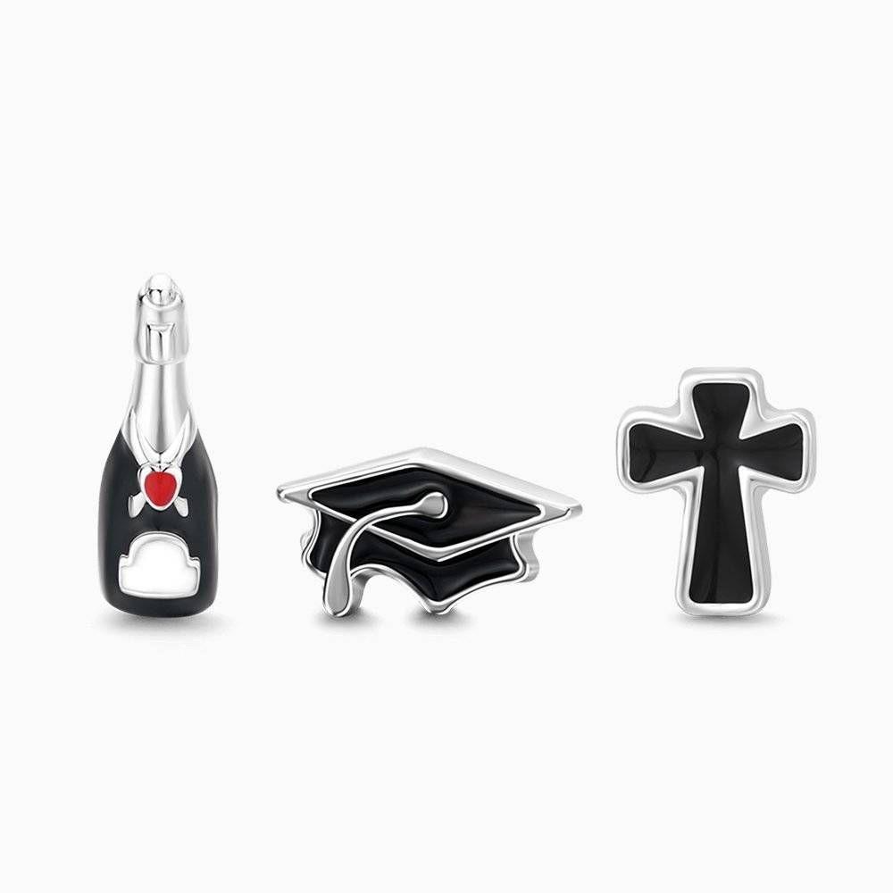 Graduation Ceremony Petite Locket Charms Set