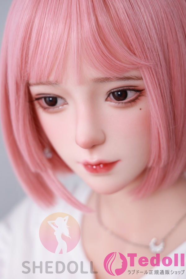 SHE DOLL 顾小雨 158cm可愛いピンクの髪清楚系ラブドールCカップ シリコンヘッド+TPEボディ