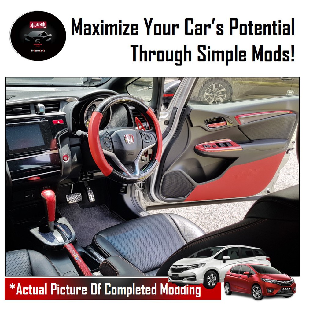 Honda Jazz Fit GK GP Shuttle Interior Door Panel Handrail Trim Cover