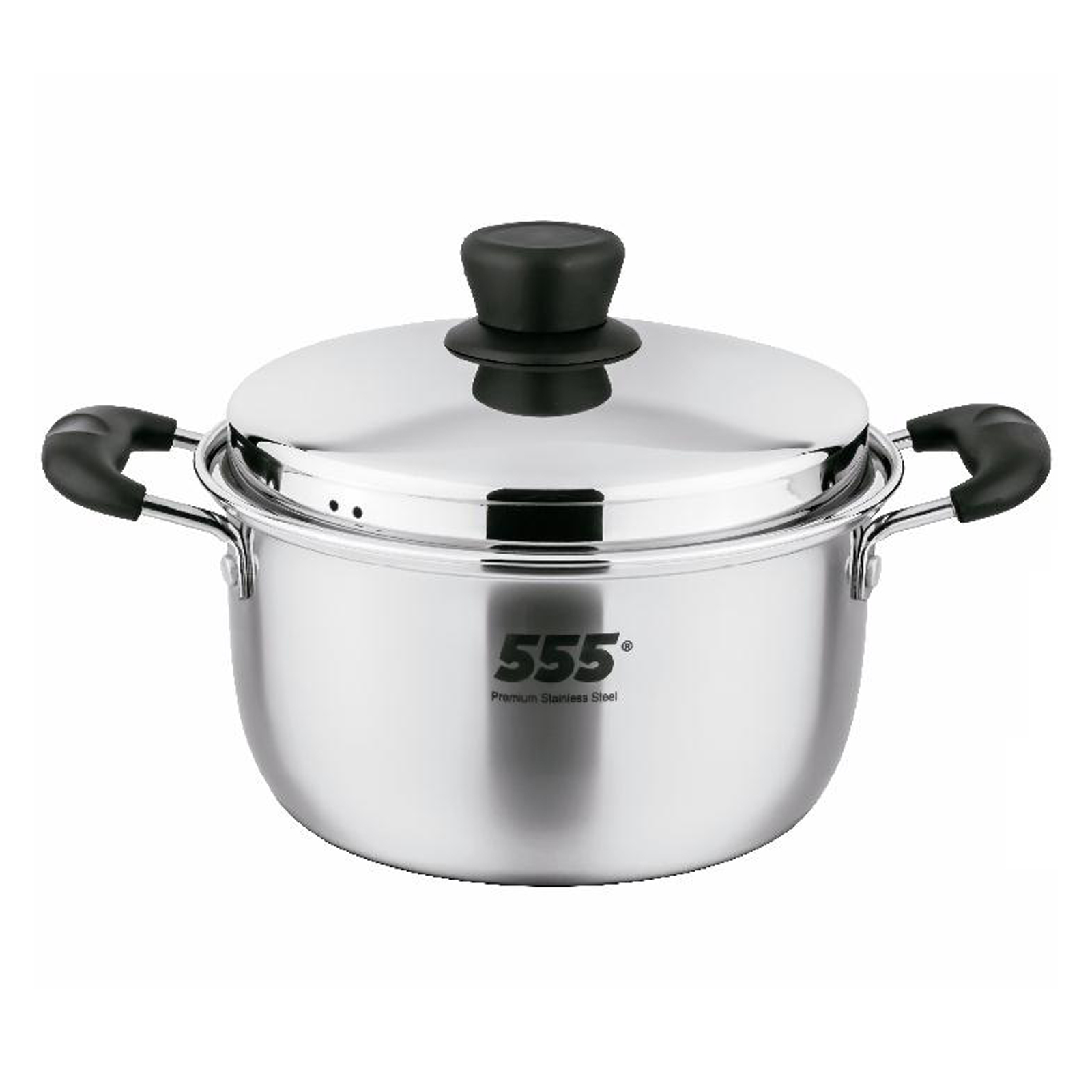 555 Premium Stainless Steel Sauce Pot - 304 Stainless Steel 0.88mm Thi