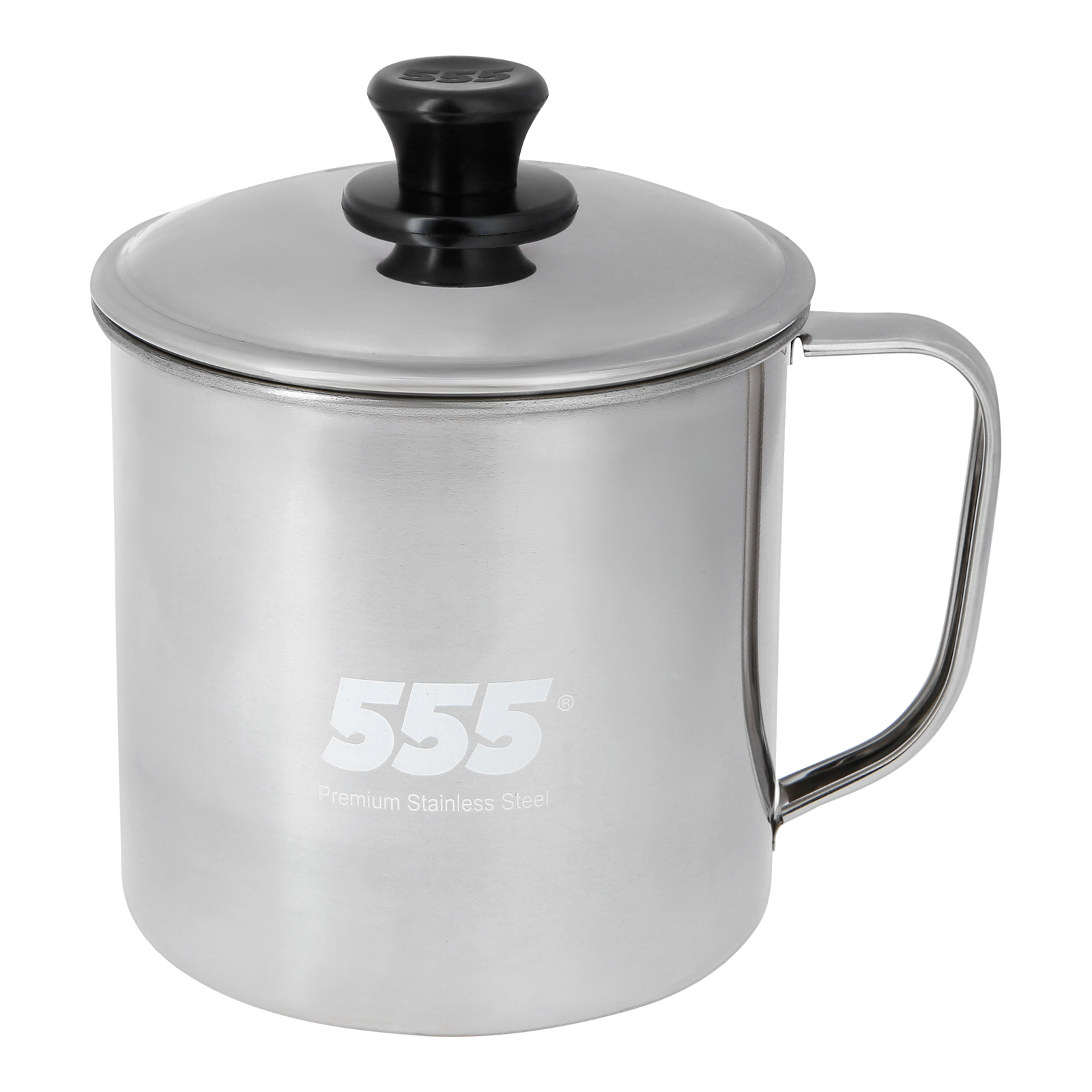 555 Premium Stainless Steel Drinking Mug with Lid