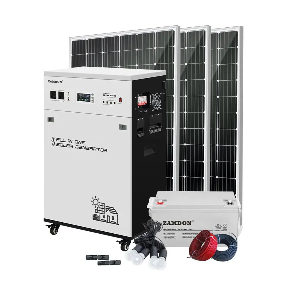 Complete Off Grid Solar System With Batteries - Zamdon
